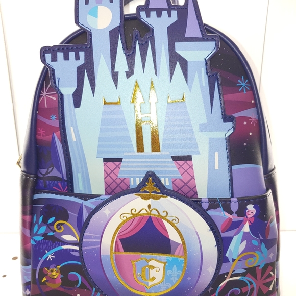 Loungefly | Bags | Loungefly Disney Cinderella Castle Series Backpack ...